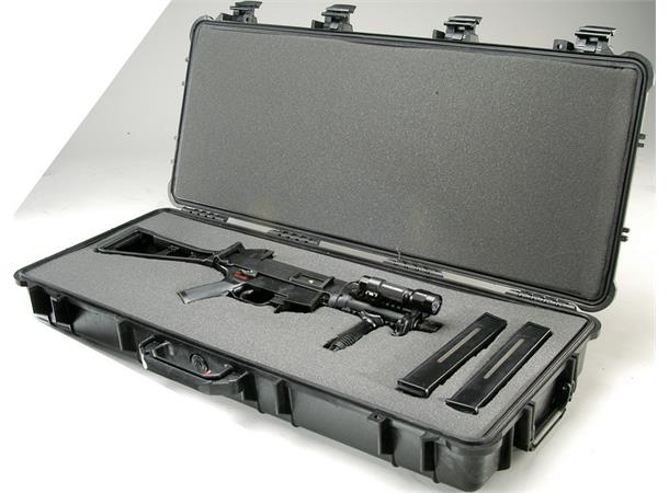 PELI CASE 1700 m/skum, sort Innv. mål: 908x343x133 mm - Dacon AS