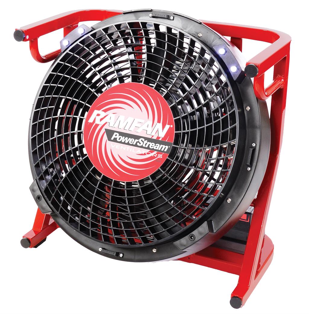 RAMFAN EX50Li oppladbar vifte inkl. batterier, innebygget lader - Dacon AS